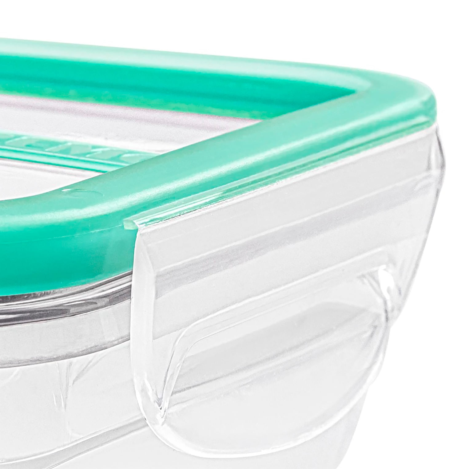 Pote de Plástico Retangular Fresh 1,4l Verde - Preçolandia - Preçolândia