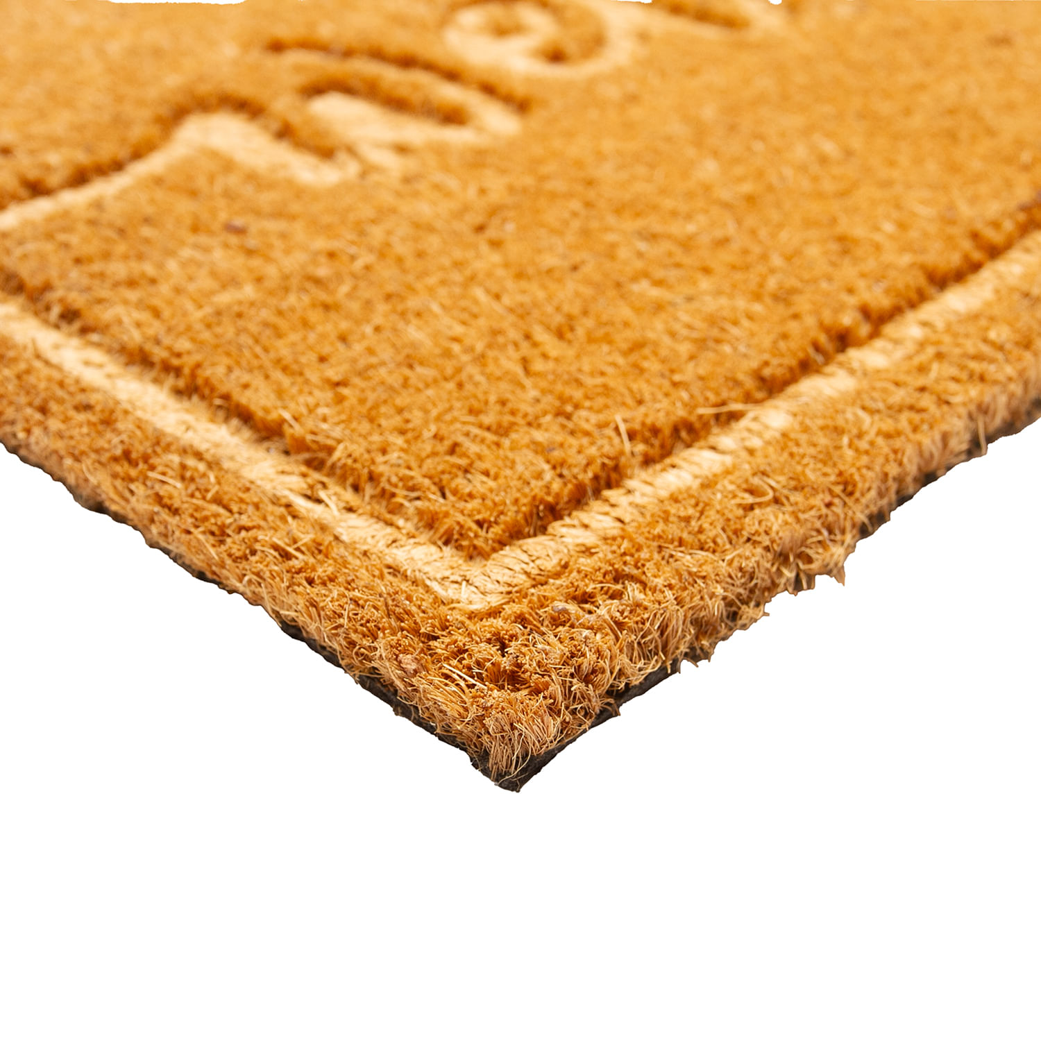 Capacho Fibra de Coco 33x60cm Palha Welcome - Preçolandia - Preçolândia