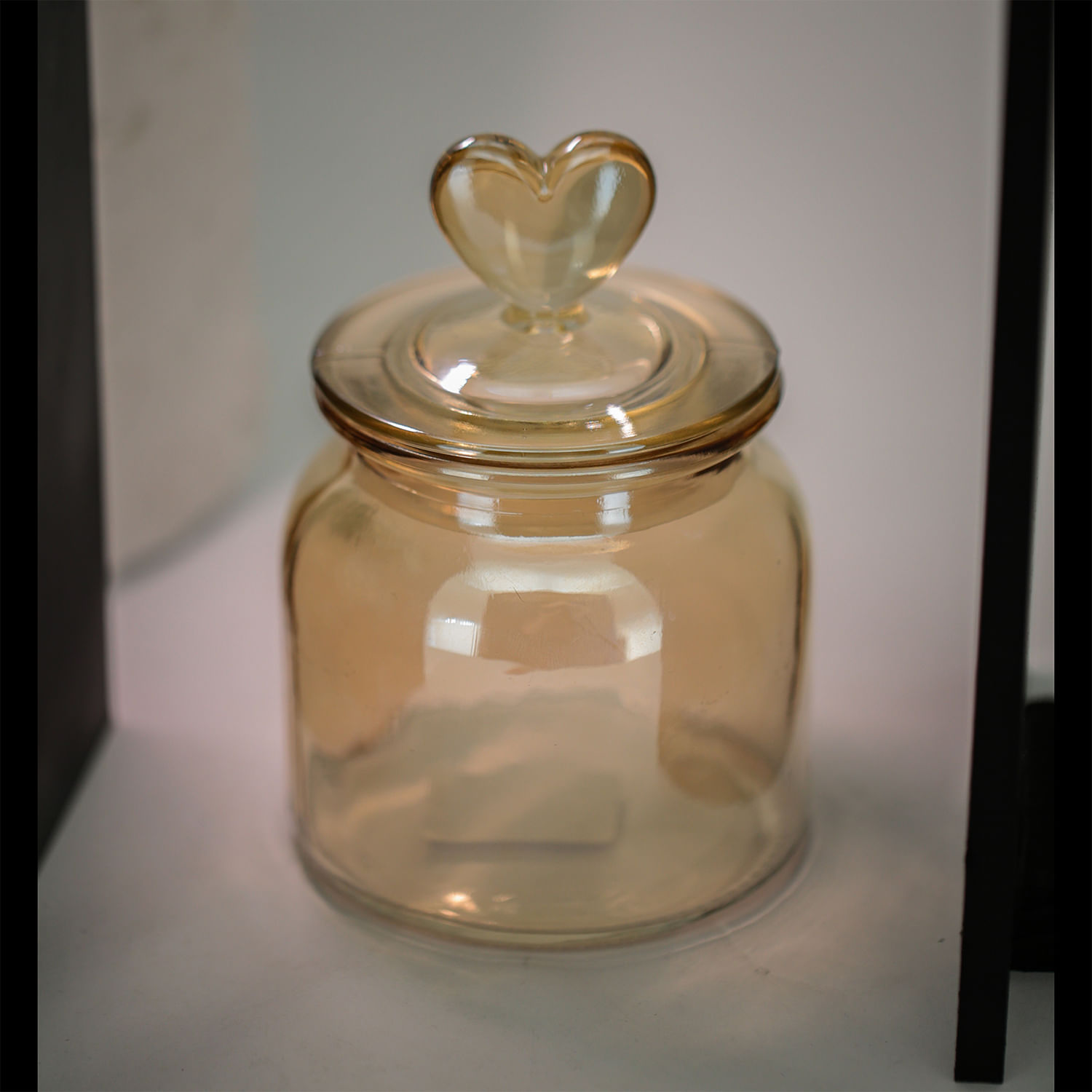 Pote Decor Afeto 650mL Âmbar - Preçolandia - Preçolândia