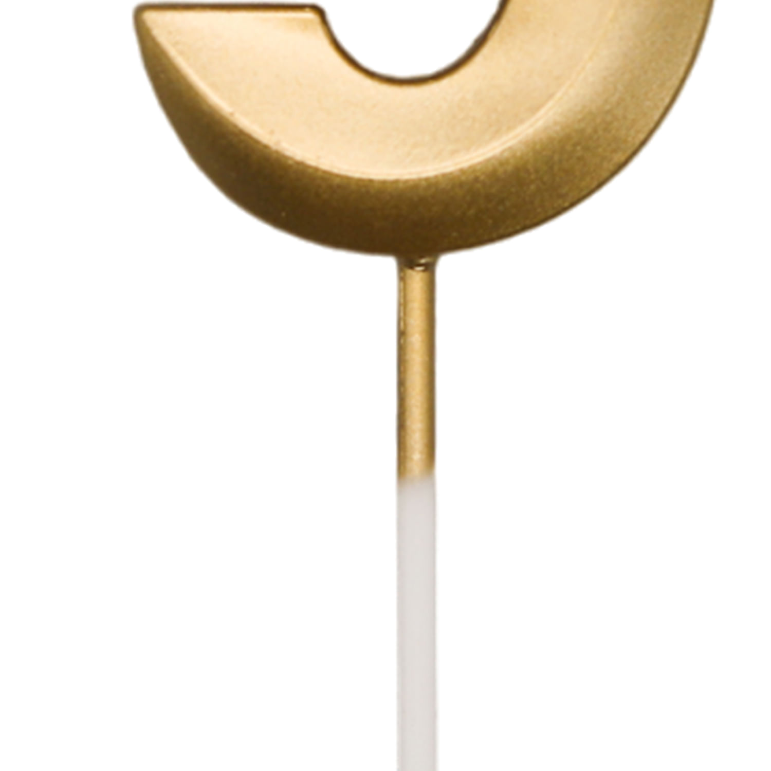 Vela de Aniversário Mini Número 9 Dourada - Preçolandia - Preçolândia