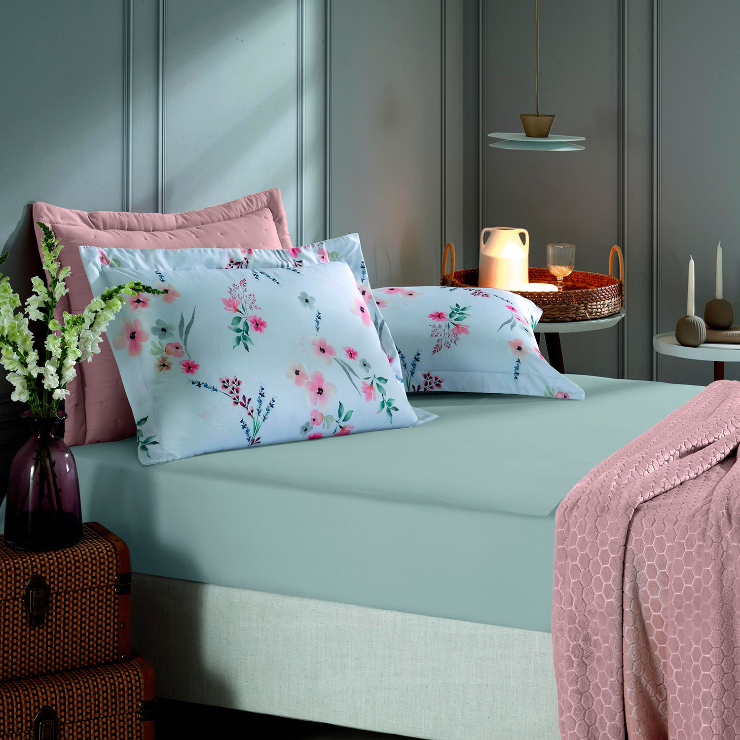 Jogo de Lençol Solteiro 2 Peças Clara - Preçolandia - Preçolândia