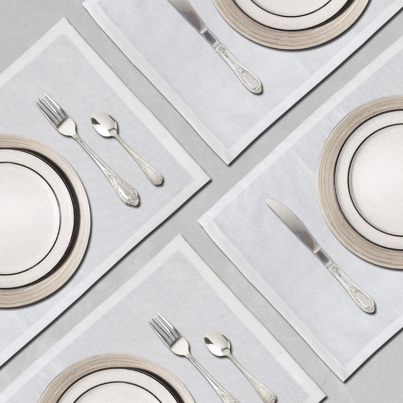 Serviço Americano Acqua Algodão Cru Branyl - Preçolândia